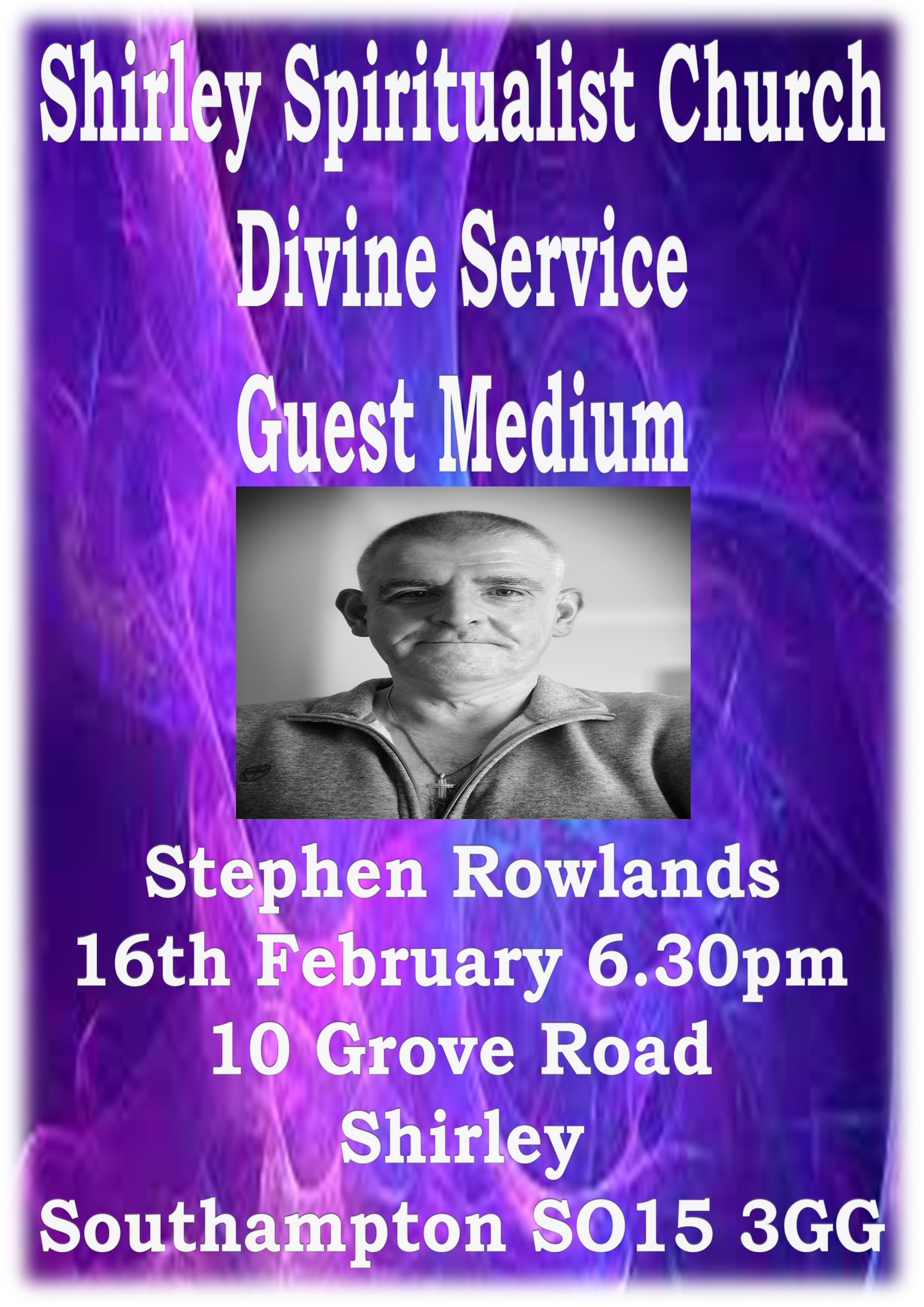 Churches/Demos 2025 – Stephen Rowlands Medium And Healer